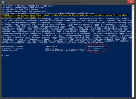 Setting Up Passive Ftp With Windows Azure Vms Cory Westropp