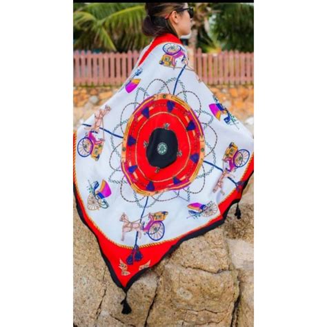 ผ้าพันคอ ผ้าคลุมไหล่ ผ้าคลุมโบฮีเมียน ผ้าหนากันหนาว กันแดด กันลม ลายแฟชั่นสวยๆ Shopee Thailand