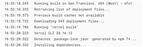 Build Failing Under Vercel CLI Vercel Community Discussion GitHub
