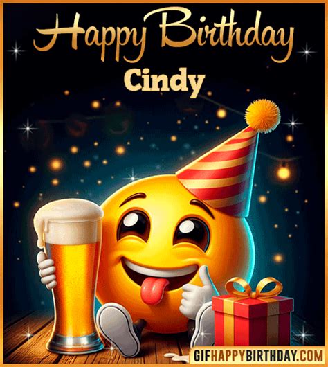 🎉 Happy Birthday Cindy  🎂 Funny And Personalized Animated Wishes