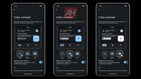 Android 15s Color Contrast Settings Will Make Apps Easier To Read