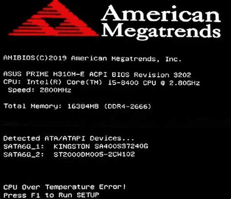 Cpu Over Temperature Error — что делать Kovalets