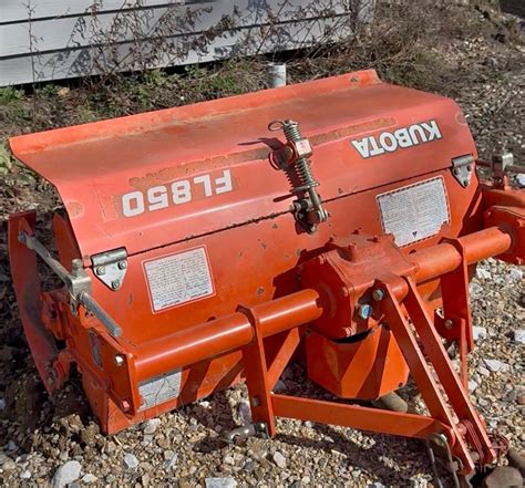 Kubota Fl850 Tiller 3 Point For Compact Tractors Tillers