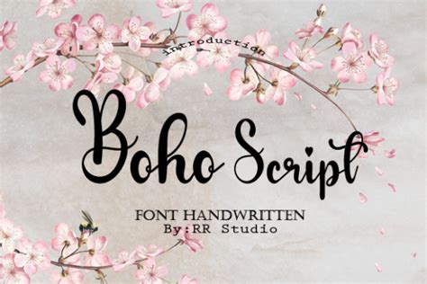 Boho Script Font Font Canyon