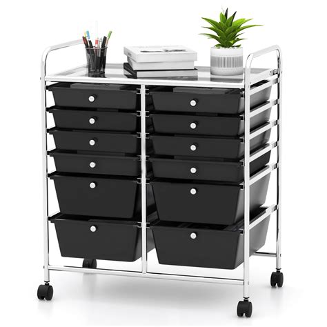 Happygrill Happygrill 12 Drawer Rolling Storage Cart