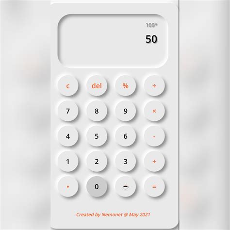 Github The Young Programmerneumorphic Calculator A Calculator App Designed With Simple Ui In