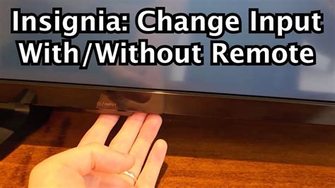 Insignia Fire TV How To Change Input Source HDMI With Without Remote YouTube