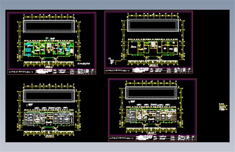 某地七层办公大楼装饰装修施工图cad图纸 Autocad 模型图纸下载 懒石网
