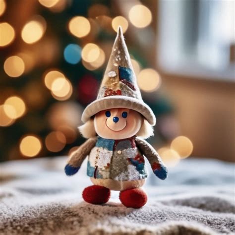 A Christmas Tree Covered In Snow With… — Image Created In Shedevrum