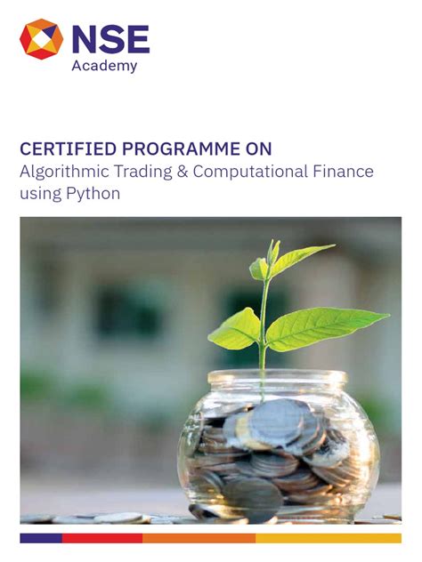 Nal Algorithmic Trading And Computational Finance Using Python Brochure 30 Pdf Algorithmic