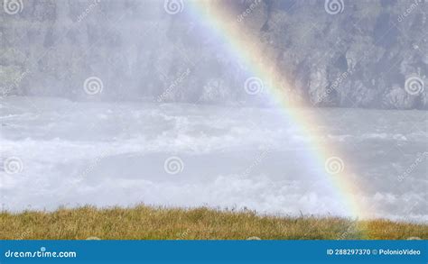 Seljalandsfoss Waterfall In Summer Season Stock Footage Video Of