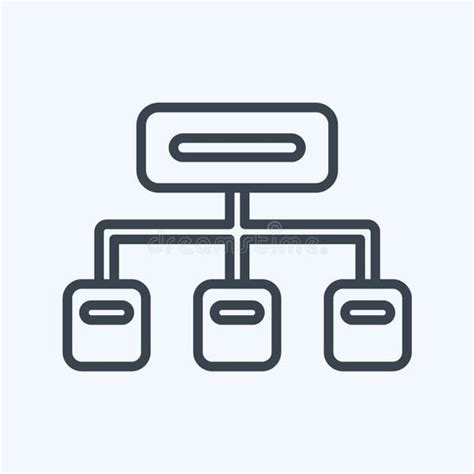 Icon Clustering Related To Machine Learning Symbol Line Style Simple Design Editable Simple