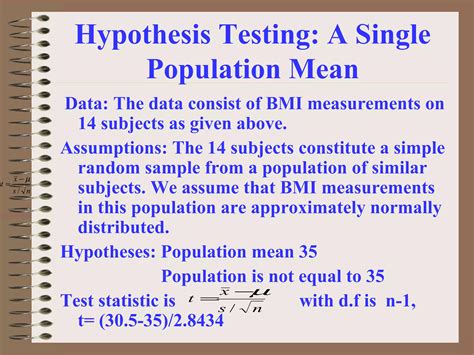 Normal And T Testconfidence Interval Ppt