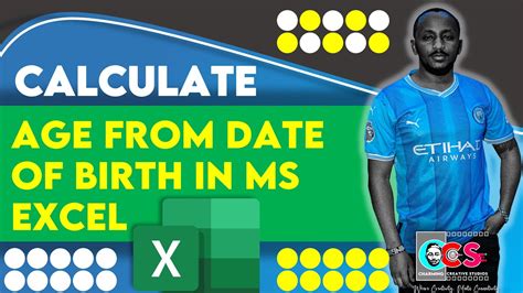 💡how To Calculate Age From Dob In Ms Excel Exceltipsandtricks Youtube