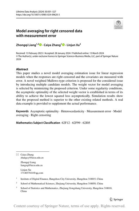 Model Averaging For Right Censored Data With Measurement Error