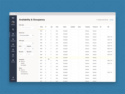 Plasma Design System Data Table With Multiple Filters