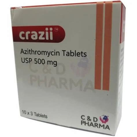 Azithromycin Tablets Usp 500mg At ₹ 750 Box Azithromycin 500 Mg In
