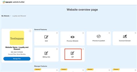 Note Only The Pages For Which You Have Enabled Iap From The Website Features Page Will Be