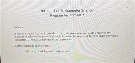 solved introduction to computer science program assignment 2