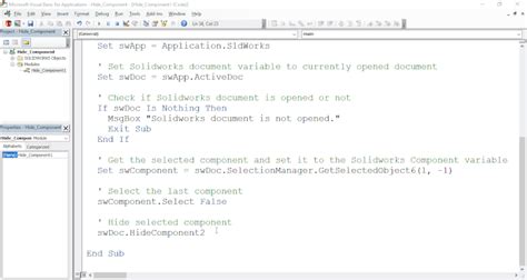 Vba Vbauserform Solidworks Solidworksapi Cadcustomization Cpp