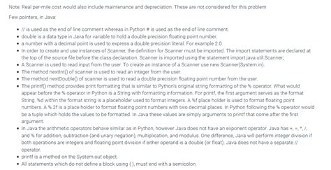 Solved LAB Driving Costs Java Version Driving Is Chegg Com