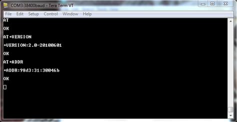 At Command Mode Of Hc 05 And Hc 06 Bluetooth Module 5 Steps