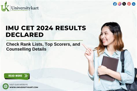 IMU CET Results Declared Check Rank Lists Top Scorers And Counselling Details