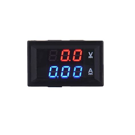 Dc 100v 10a Mini Led Blå Og Rød Dual Display Digit Grandado