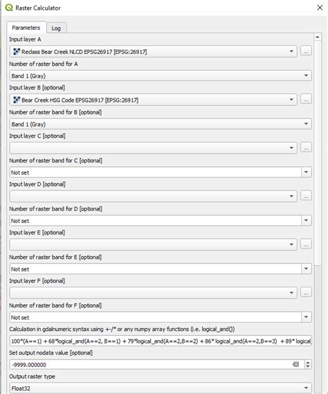 Calculate Area Weighted Average Curve Number Using Land Cover Raster File And HSG Raster File In