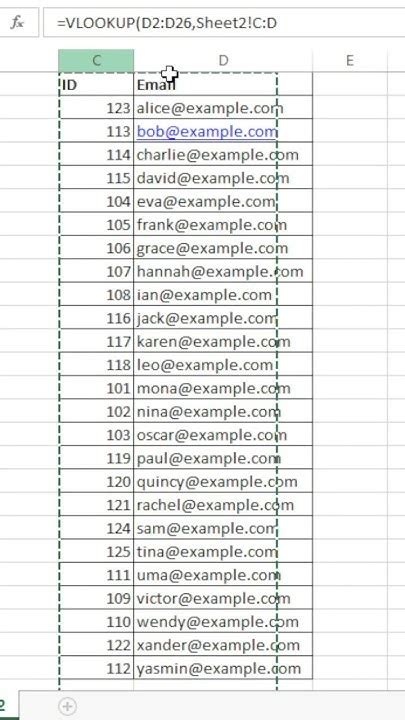 Vlookup In 30 Seconds — The Excel Formula You Must Know Youtube