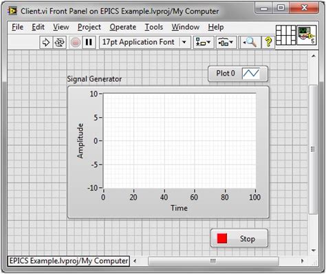 Interactively Configuring An Epics Client And Server Using Labview Dsc