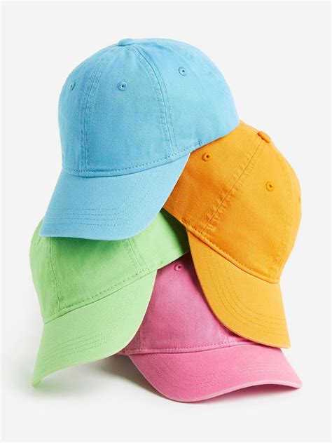Buy Handm Girls Pure Cotton Twill Cap Caps For Girls 22191680 Myntra