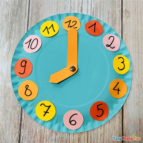 Paper Plate Clock Pattern 20 Countdown Ideas For New Years Eve Oh