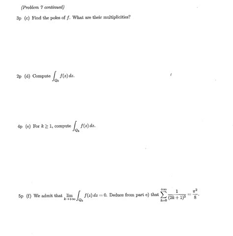 Solved Problem 7 20 Points We Consider The Function