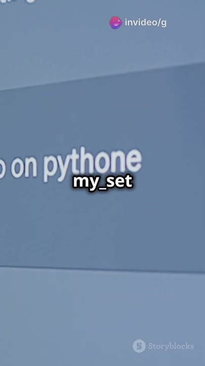 Python Sets Explained In 60 Seconds Programming Codingcommunity Coding Python Apnacollage