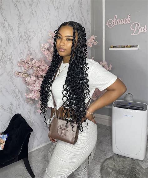 Boho Box Braids Styles
