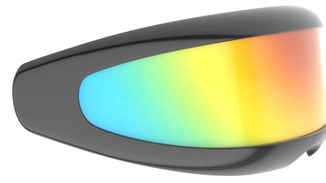 Futuristic Cyclops Shield Sunglasses 3d Model 29 3ds Blend C4d