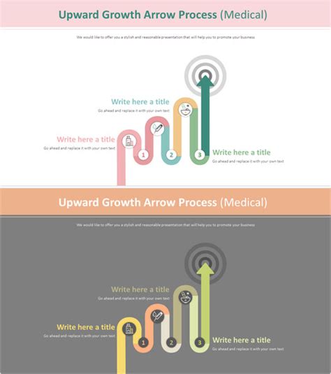 Step Up Process Diagram PPT