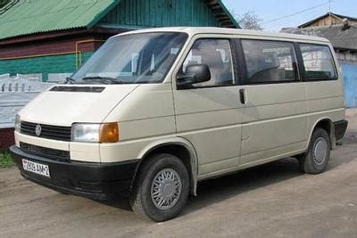 Фольксваген размеры кузова Транспортер т4 и т5