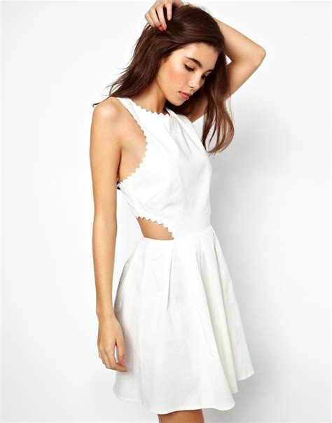 ASOS | ASOS Sundress With Pique Trim And Cross Back at ASOS | Sundress ...