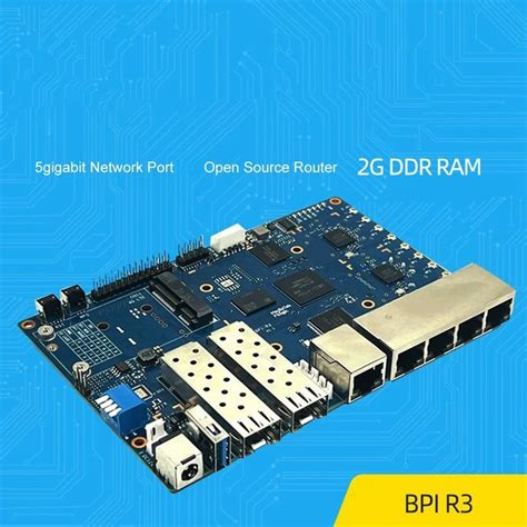 For Banana Pi Bpi R3 Router Board 2g Ram8g Emmc Mtk Mt7986 Gigabit