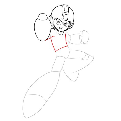 How To Draw Mega Man From The Th Game SketchOk