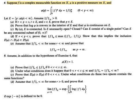 φ p Xfpdμ fpp Chegg com