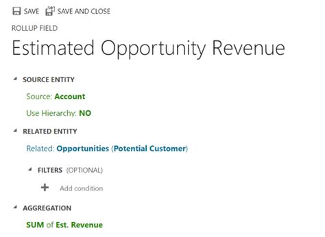How To Create Rollup Fields In Dynamics 365 Crm Encore Business Solutions