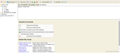 H2 Database 安装部署学习h2 Database 按照 Csdn博客