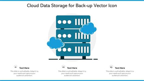 Cloud Data Storage For Back Up Vector Icon Ppt PowerPoint Presentation File Portfolio PDF