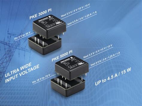 Power Modules Offer Ultra Wide Input Voltage For Industrial App