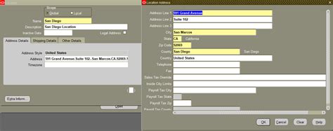 Define Location In Oracle Ebs