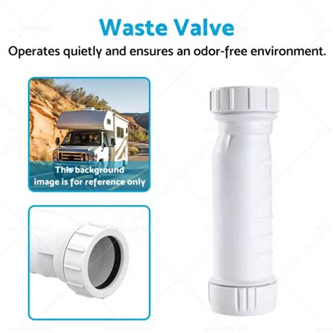 Waterless Self Sealing Waste Valve Inline Trap Bath Basin Caravan Rv 3059 Picclick Au