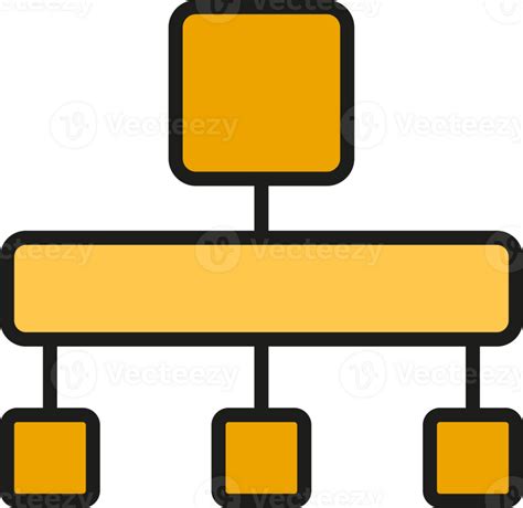 Organization Chart Diagram Icon 65979657 Png